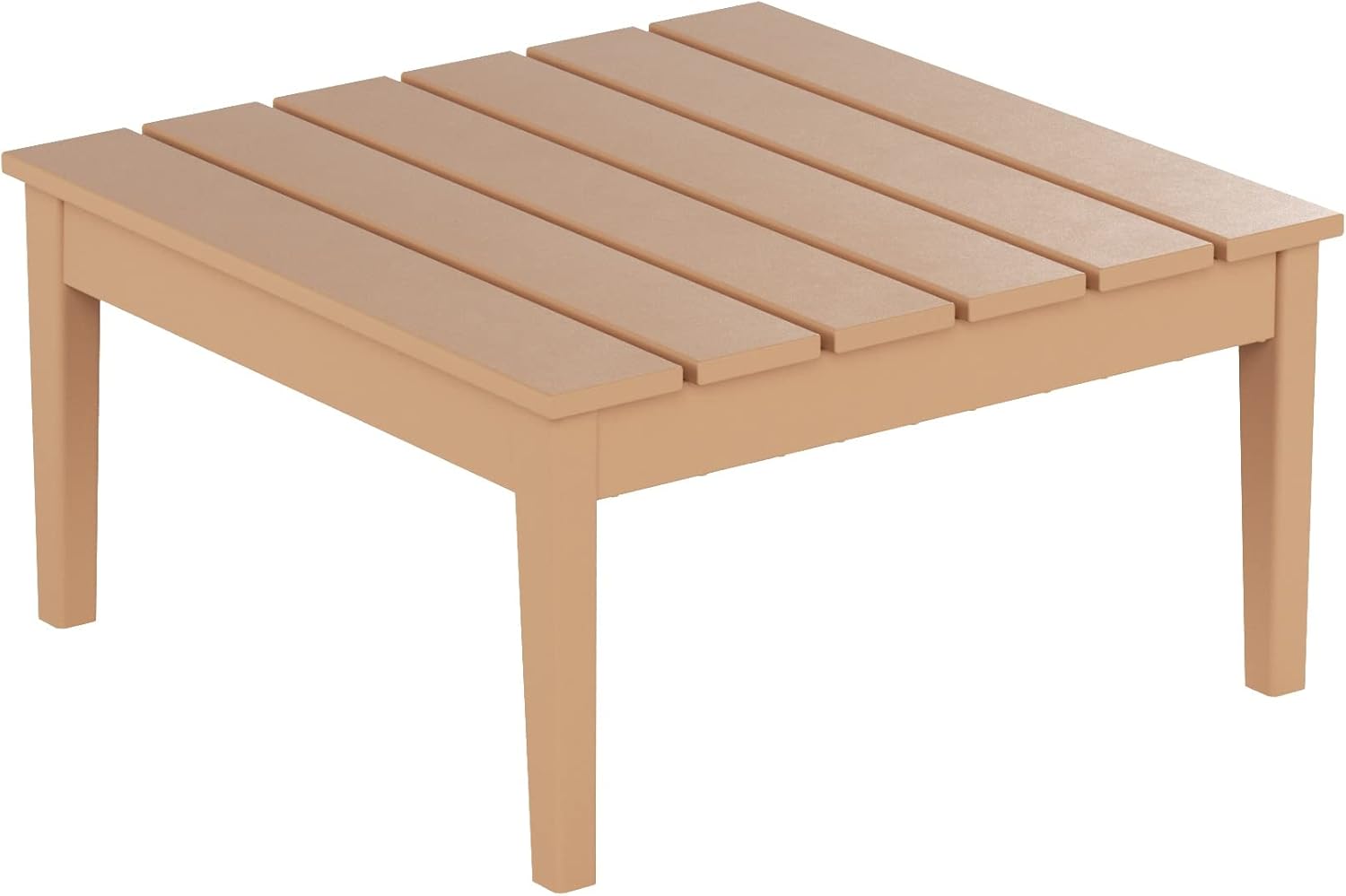 PXXOO Ashore Outdoor Coffee Table, 32 Inch All Weather Poly Lumber ...