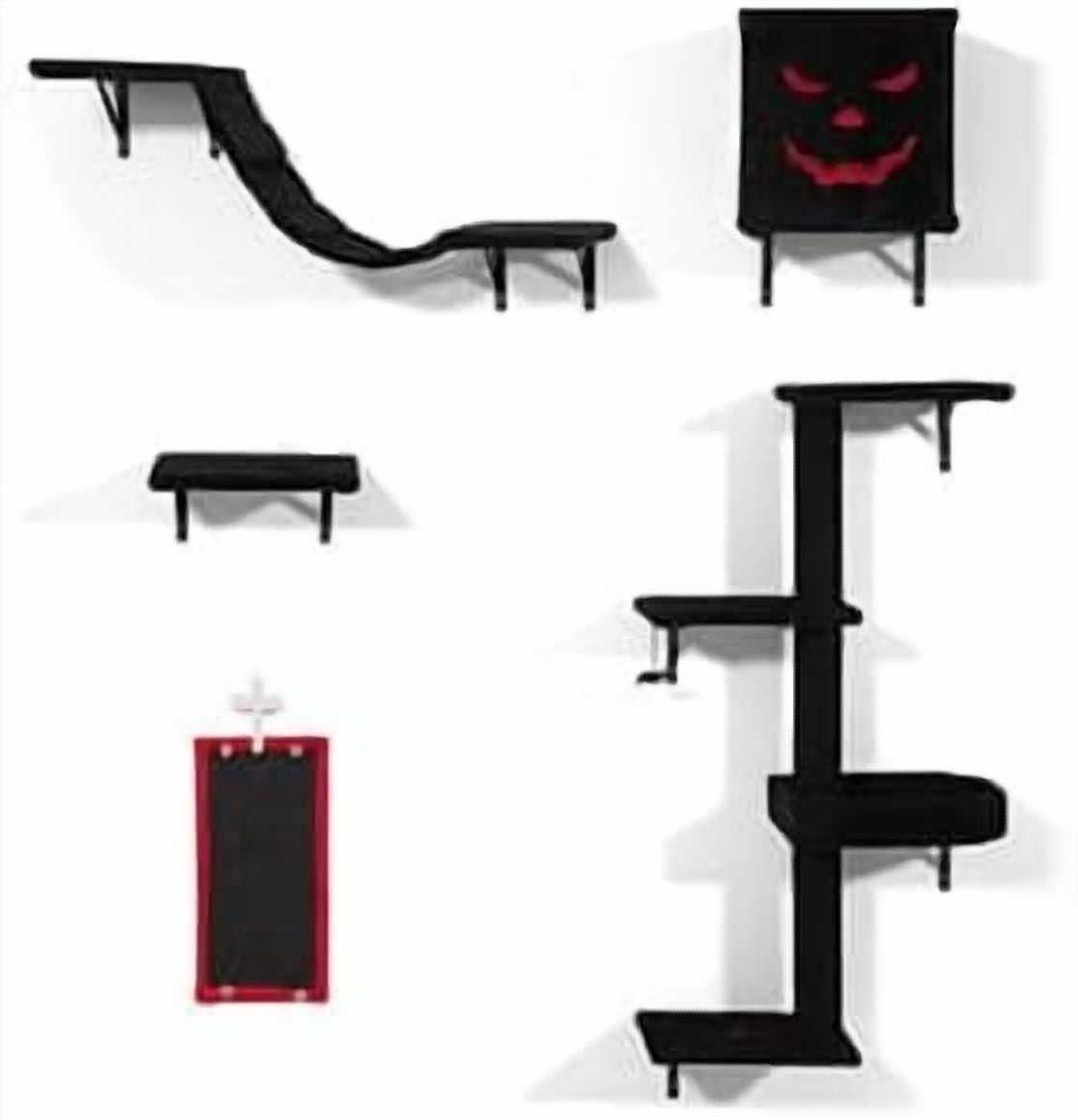 PXXOO Wall-Mounted Cat Tree | Space-Saving Feline Furniture with ...