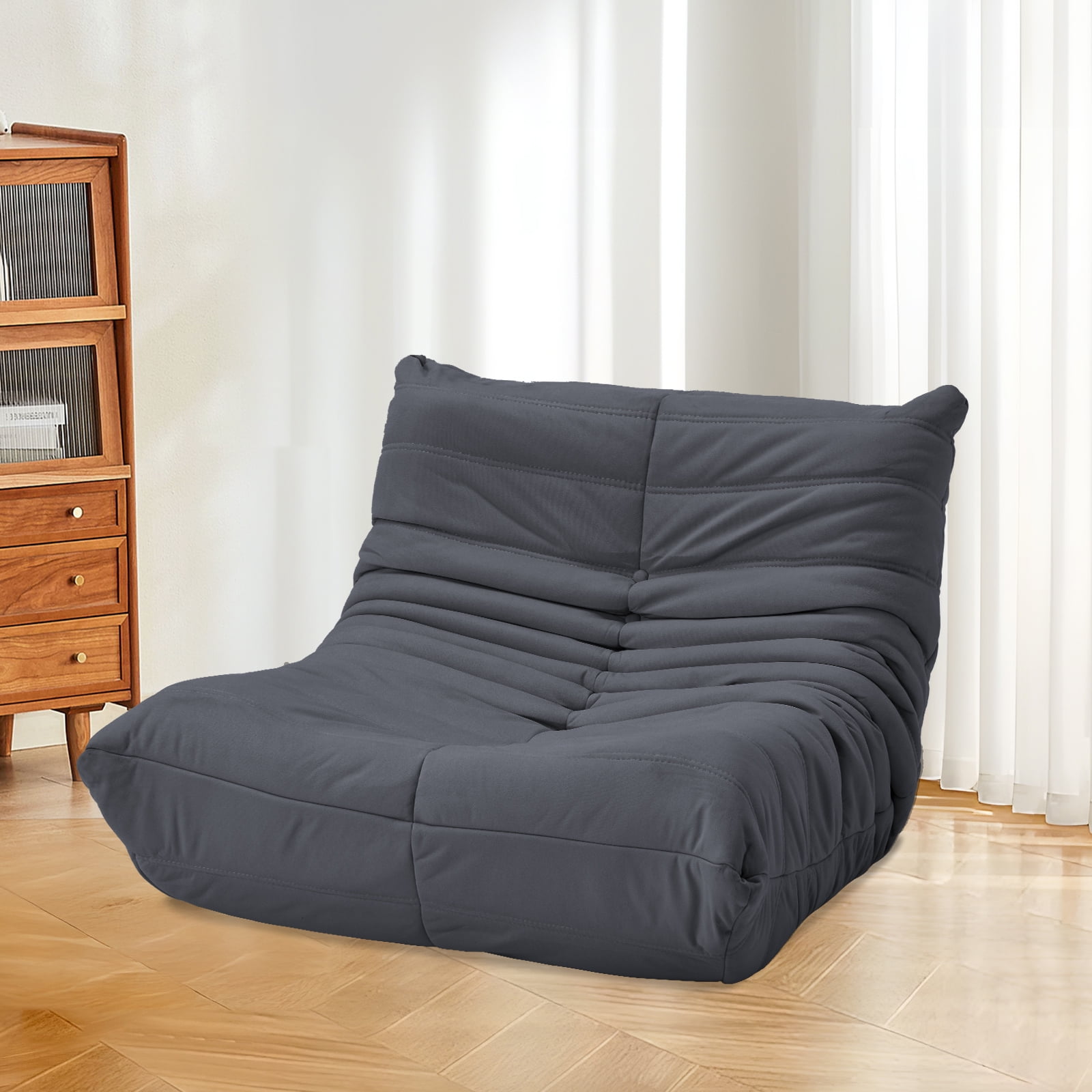 PXZEE Bean Bag Chair, Bean Bag with Back Support, Giant Bean Bag Chair ...