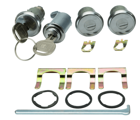 PY Autolock Glove Trunk and Door Lock Set 1964-1965 Chevelle & 1966-1969 Corvair - Walmart.com