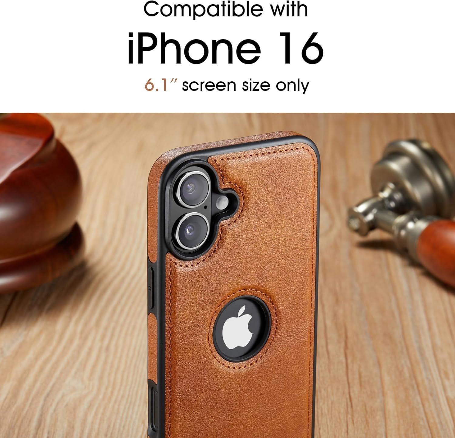 PYAN-Casus Designed for iPhone 16 Case Compatible with MagSafe Leather ...