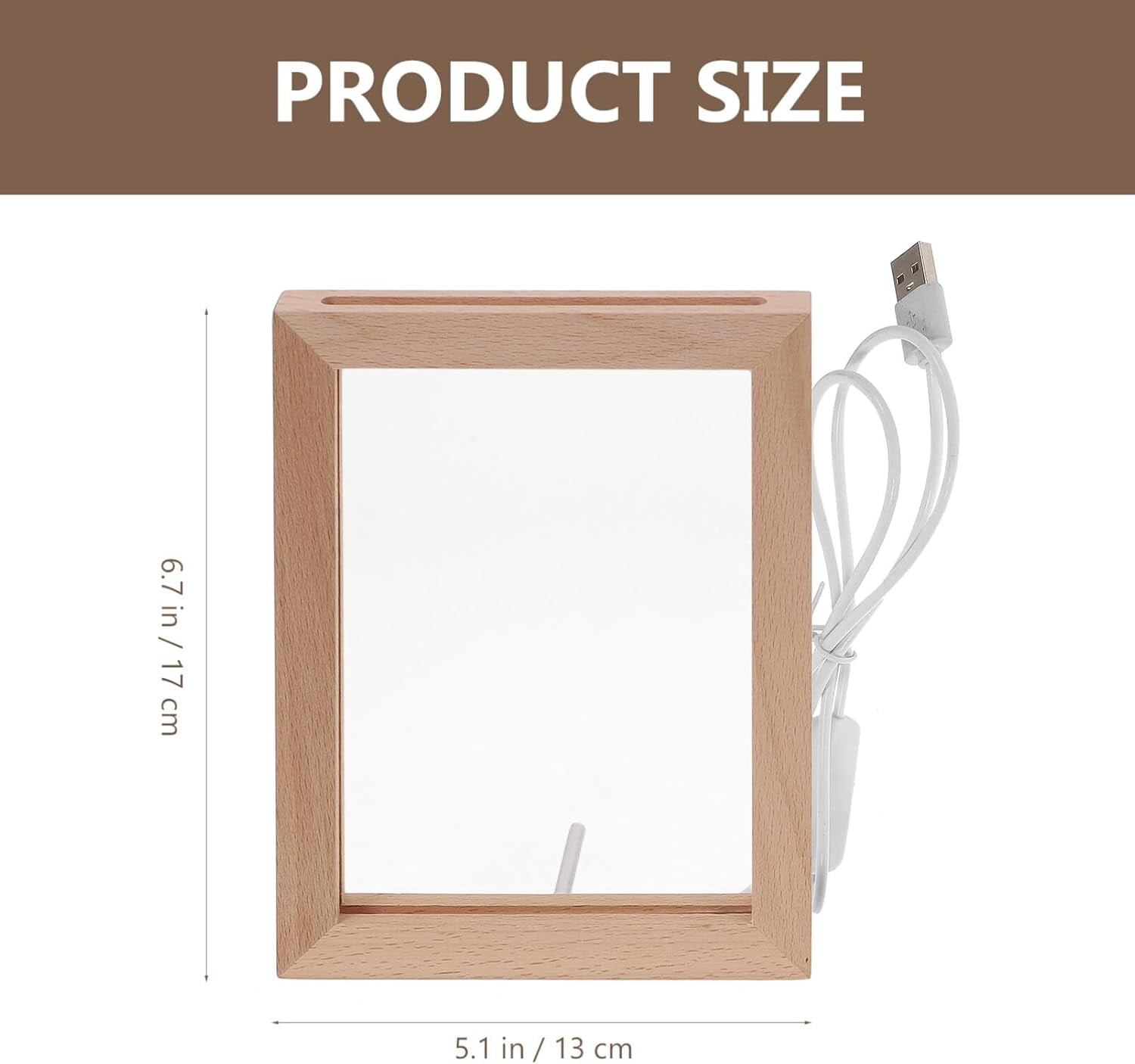 PYAN-Glowing Photo Frame Night Light LED Photo Frame Light up Display ...