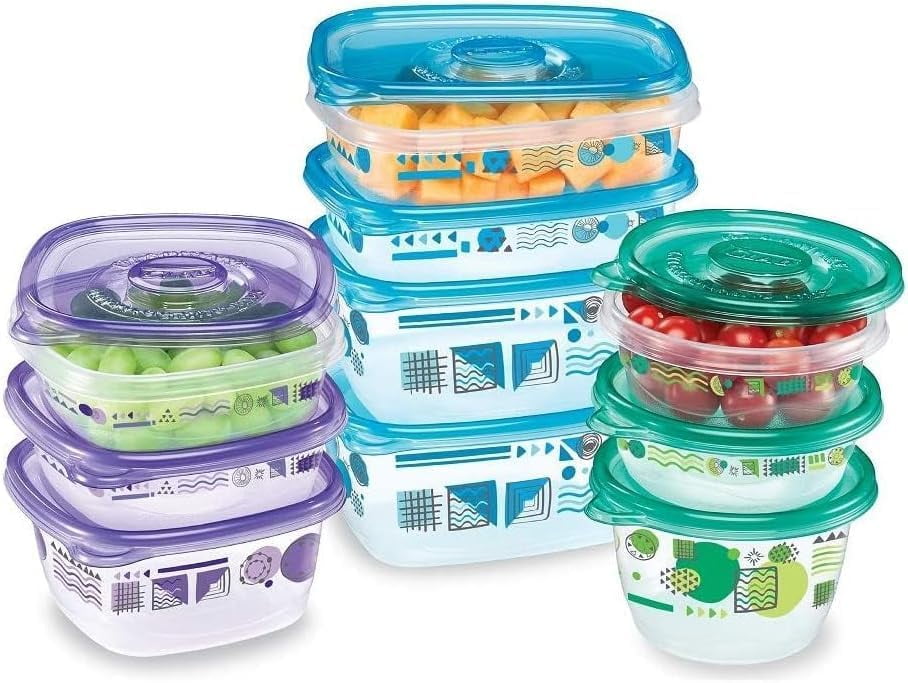 PYAN-Ware MatchWare Food Storage Containers with Lids, Reusable Plastic ...
