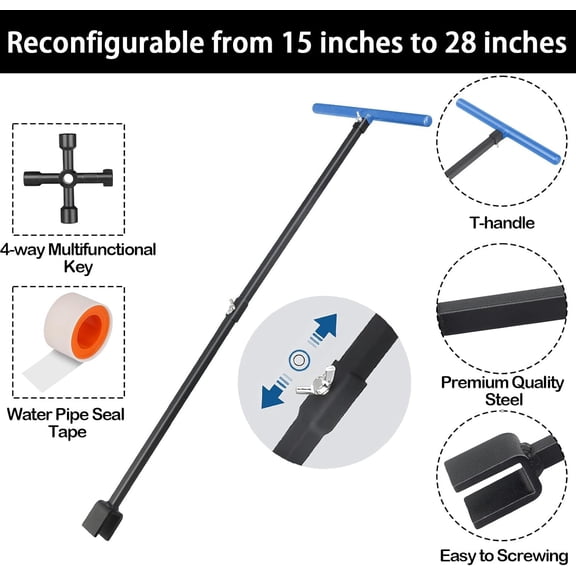 Water Meter Valve Key