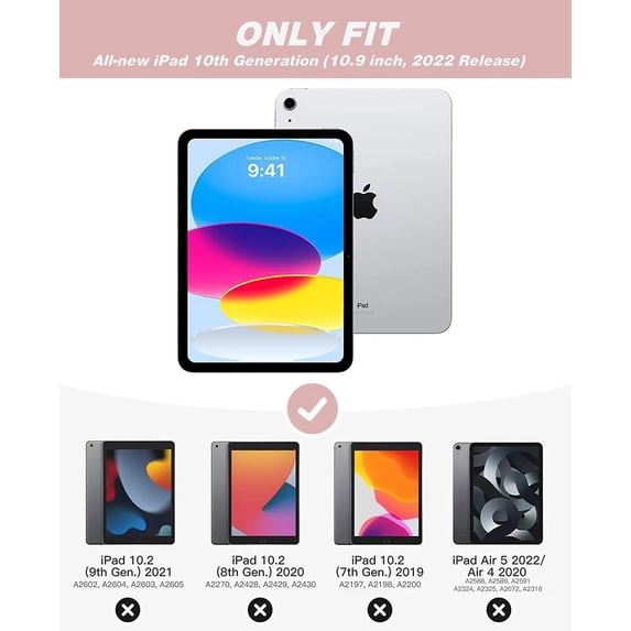 PYAN-iPad (A16) Case/iPad 10th Generation Case [11-Inch 2025/10.9 Inch ...