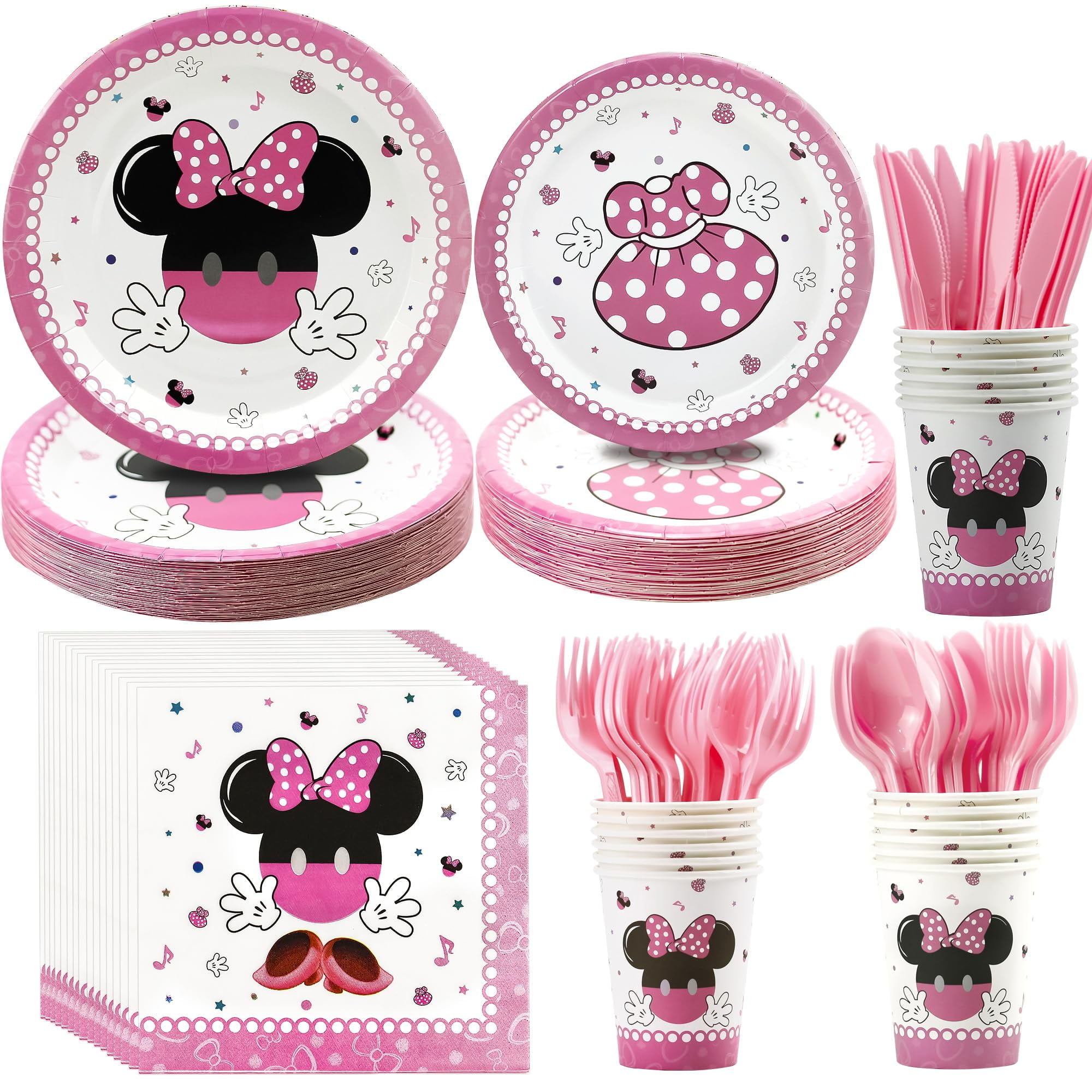 PYCALOW Minnie Birthday Party RRF12 Supplies - Minnie Birthday ...