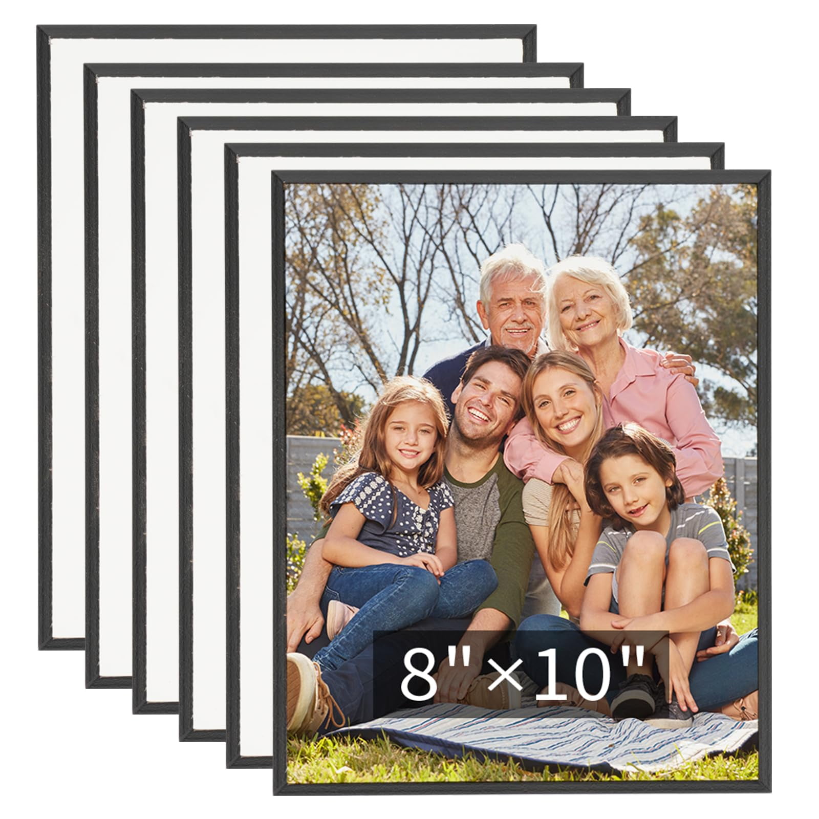 PYD Life 6 Pack Sublimation Photo Frames Blanks x 10" MDF Picture Frame ...