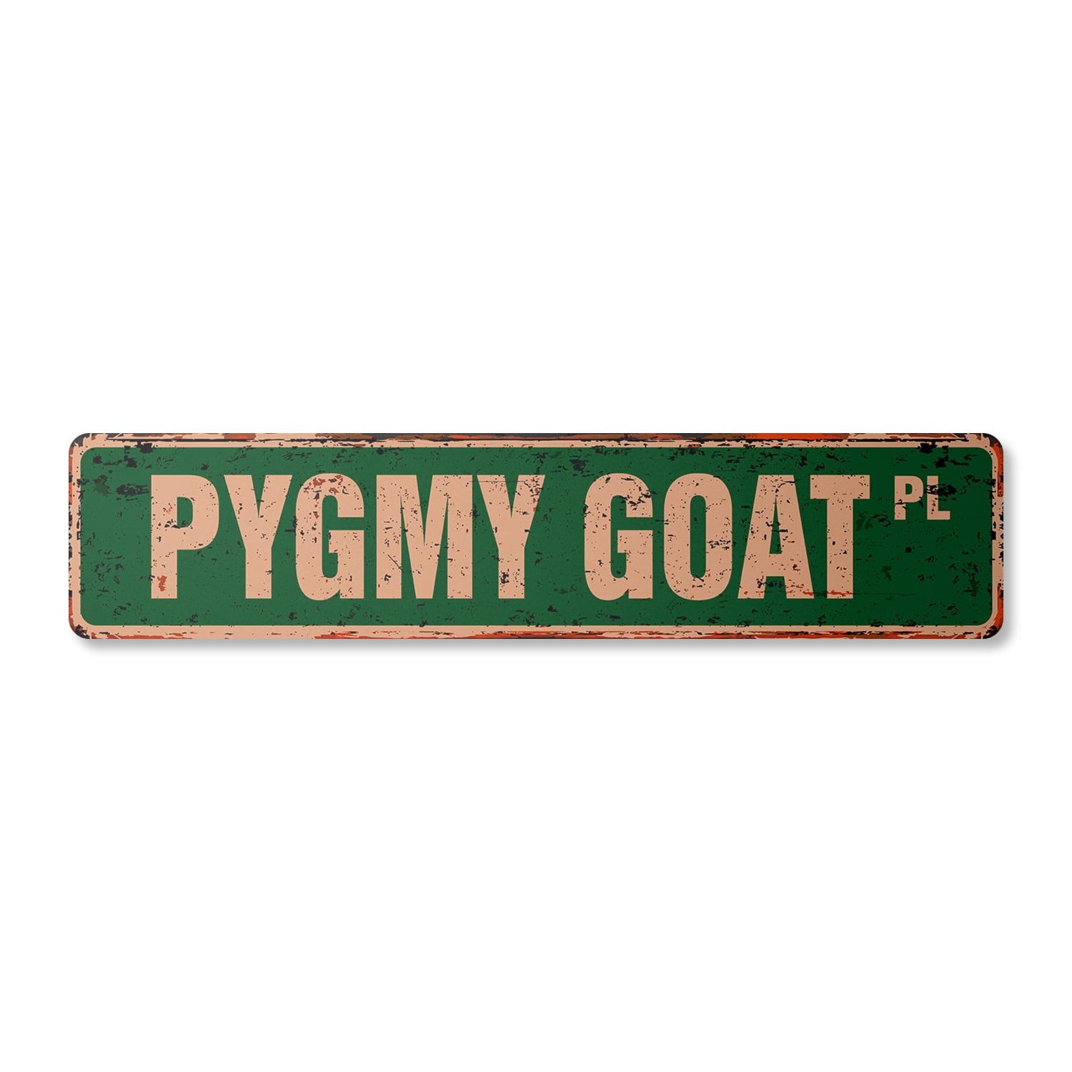 PYGMY GOAT Vintage Plastic Street Sign goats breed pet farm signs ...
