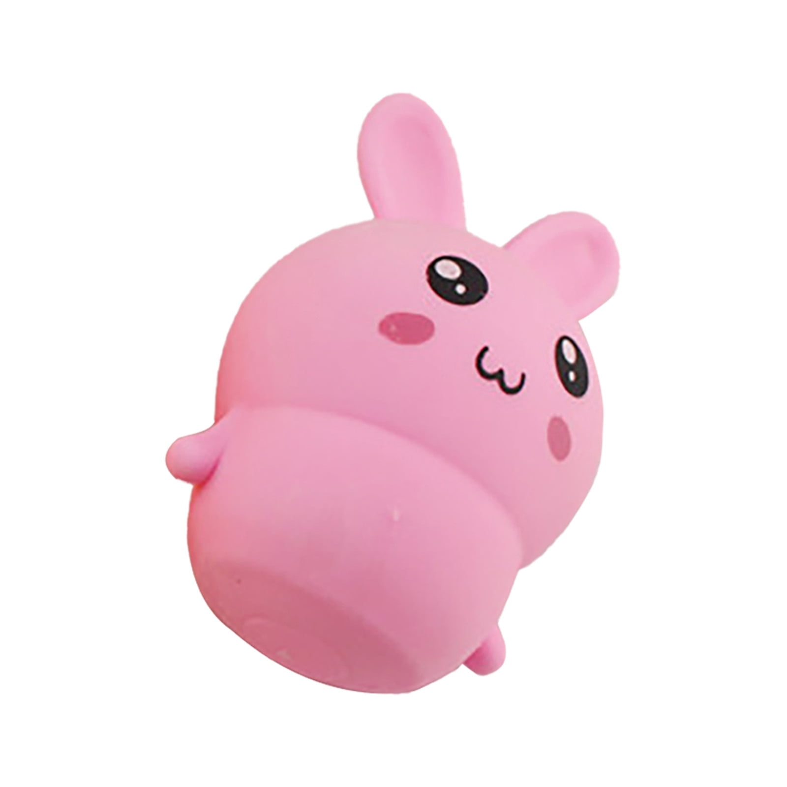 PYGNJK Squishy Pink Rabbit Stress Doll Toy, Cute Cat Toys for Stress ...