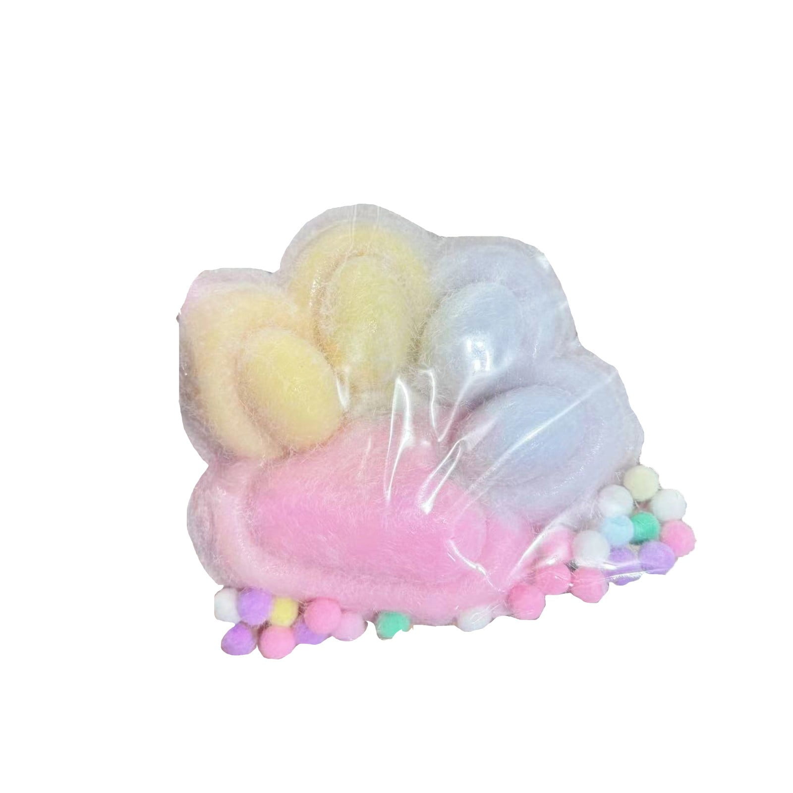 PYGNJK Taba Squishy Rainbow Cat Paw Toy, Cute Slime Paw Squeeze Toys ...