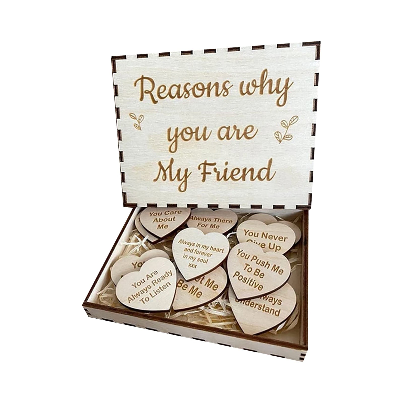 PYGNJK Valentine's Day Gift, 10 Reasons Why I Love You Unique Keepsake ...