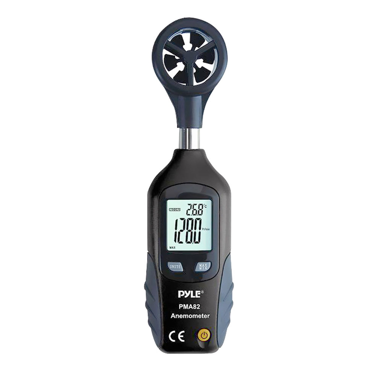 PYLE-METERS PMA82 - 2-in-1 Digital Anemometer & Thermometer - Air ...