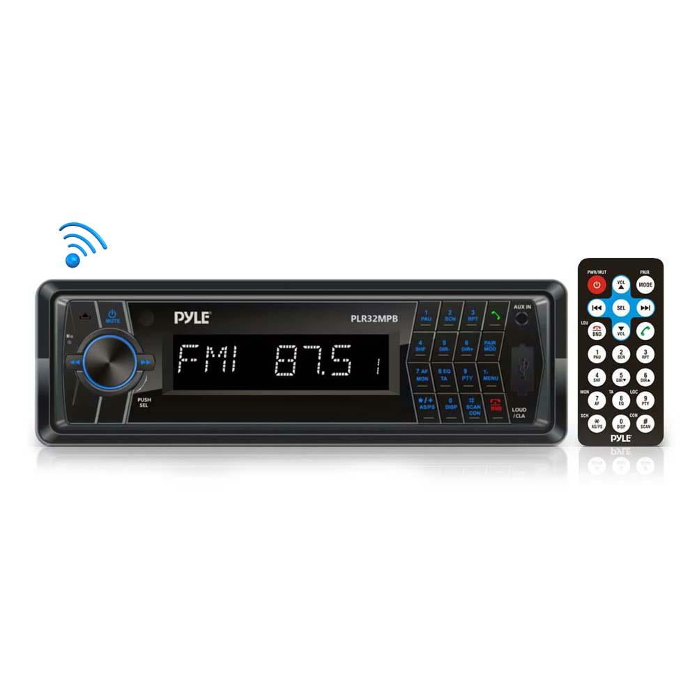 PYLE PLR32MPB - In-Dash AM/FM-MPX Radio with SD/USB/MP3 Playback, 3.5mm ...