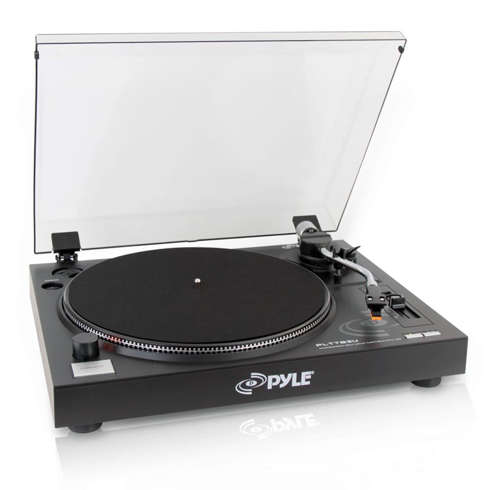PYLE PLTTB3U - Belt Drive USB Turntable with Digital Recording Software ...