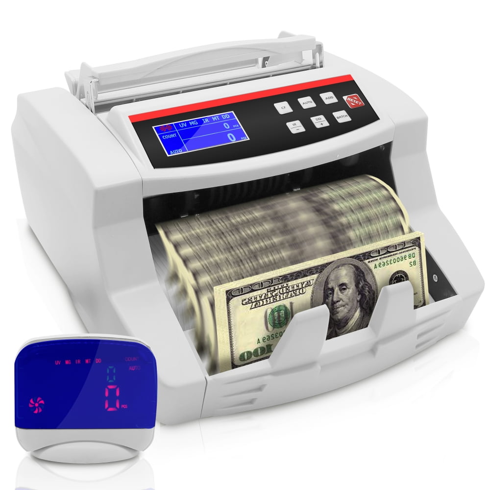 PYLE PRMC700 - Wireless Automatic Bill Counter, Digital Cash Money ...