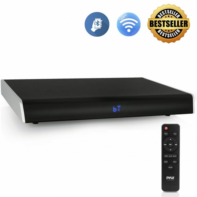 PYLE PSBV630HDBT - Bluetooth HD Tabletop TV Sound Base Soundbar Digital ...
