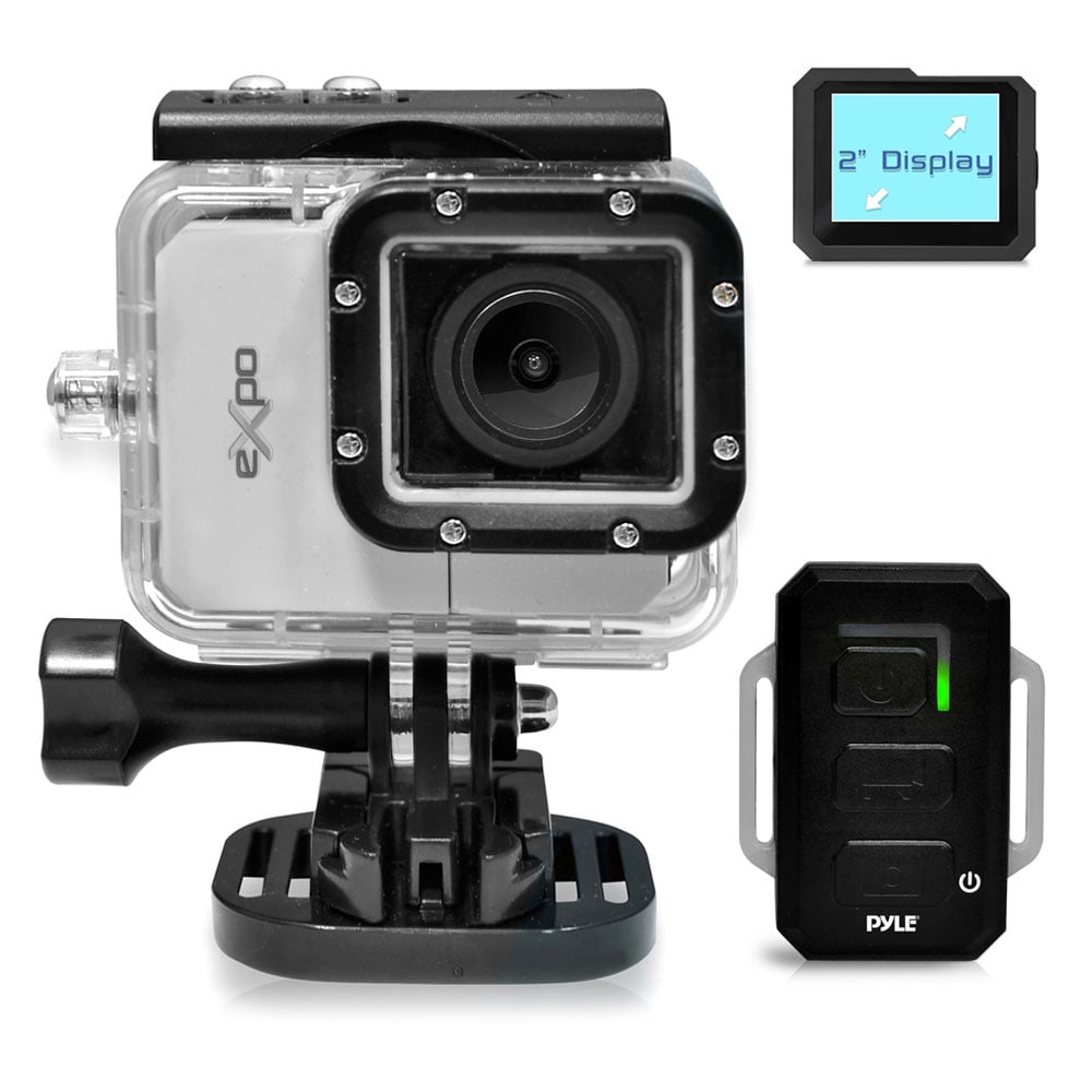 PYLE-SPORT PSCHD90SL - PYLE eXpo Hi-Res Action Cam with Full HD 1080p ...
