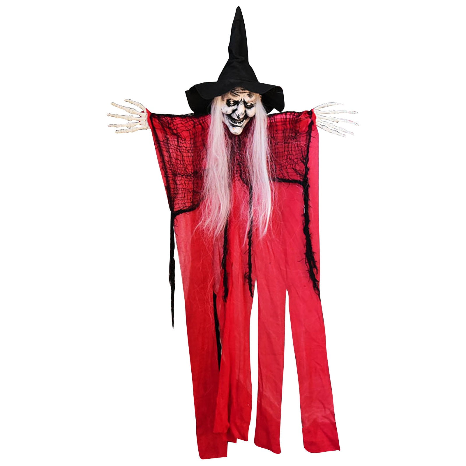 PYPESEEWY Deals Hanging Halloween Skeleton Ghosts Decorations, 53 Inch ...