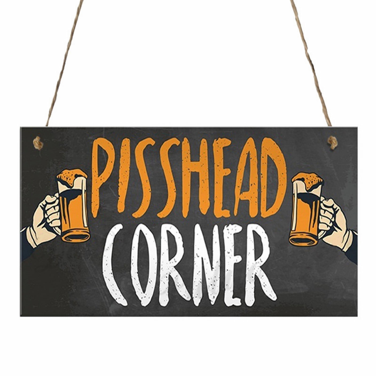 PYPESEEWY Home Decor Warehouse Bar Sign Hanging Wall Art Decorative ...