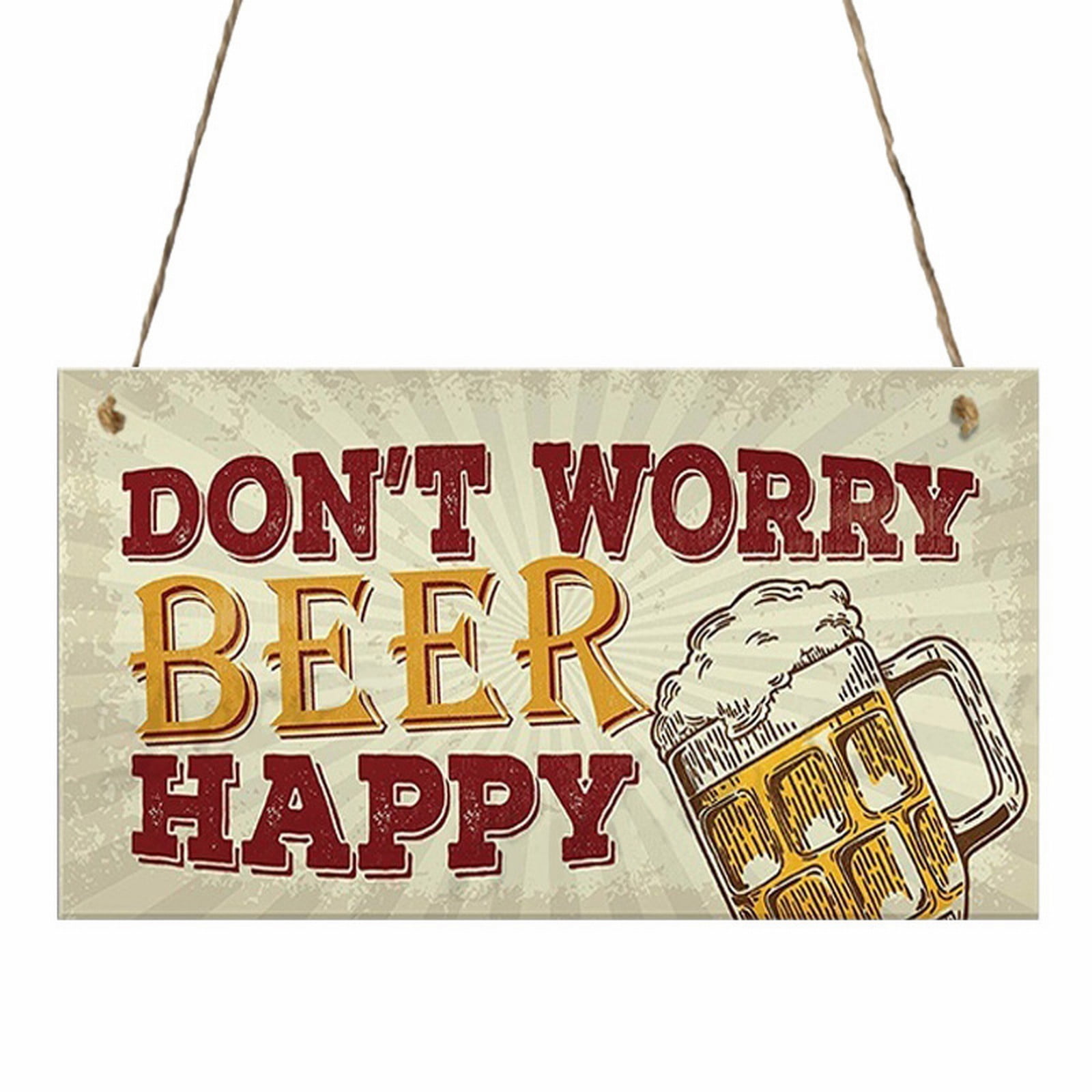 PYPESEEWY Modern Home Decor Warehouse Bar Sign Hanging Wall Art ...