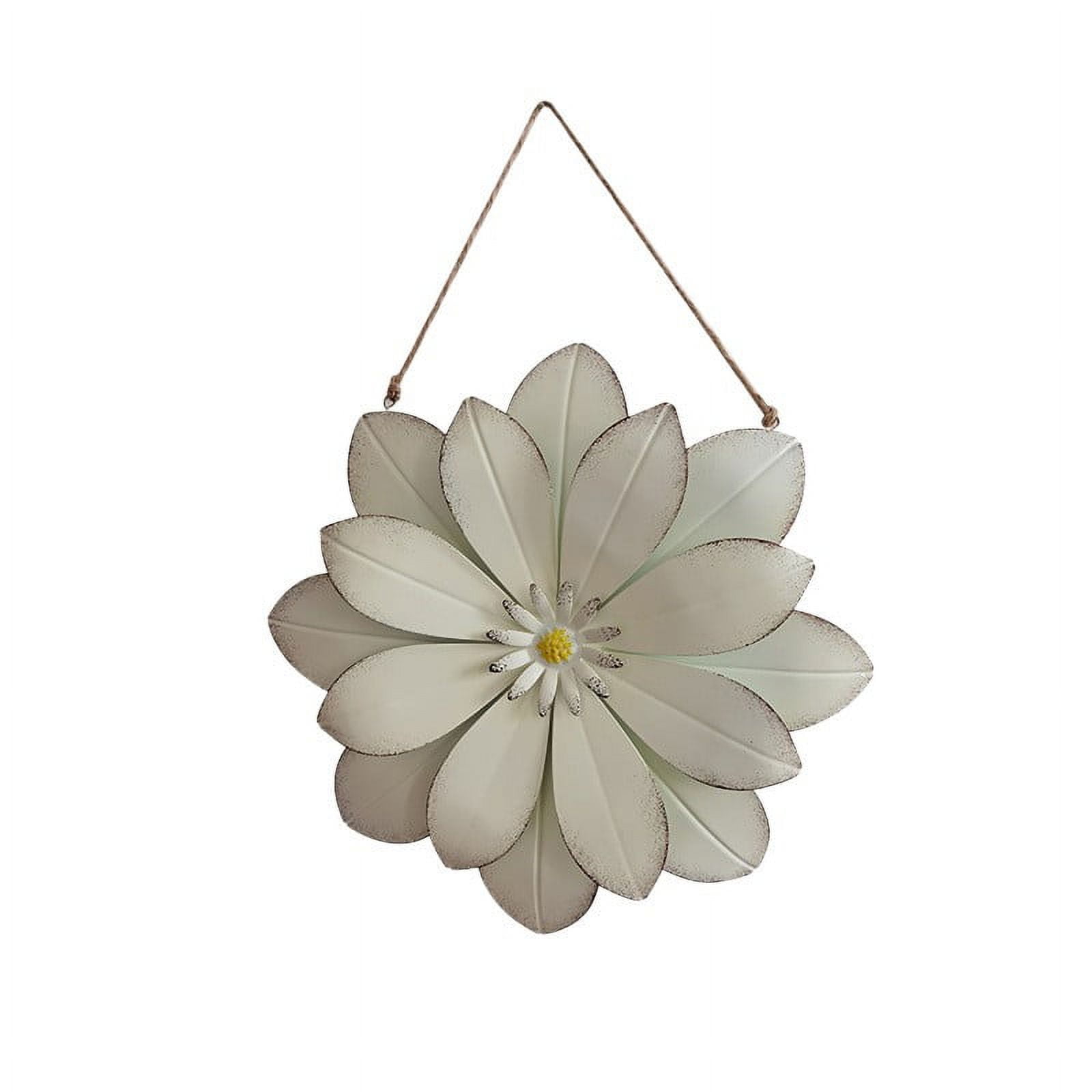 PYPESEEWY Rustic Home Decor Warehouse Rustic Wall Decor Metal FLower ...