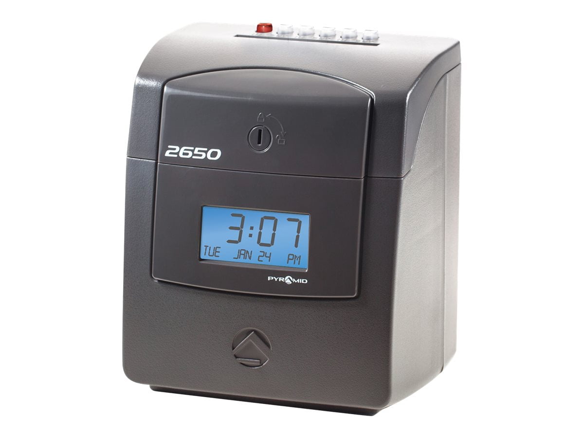 PYRAMID 2650 ELECTRONIC TOP LOAD TIME CLOCK - Walmart.com