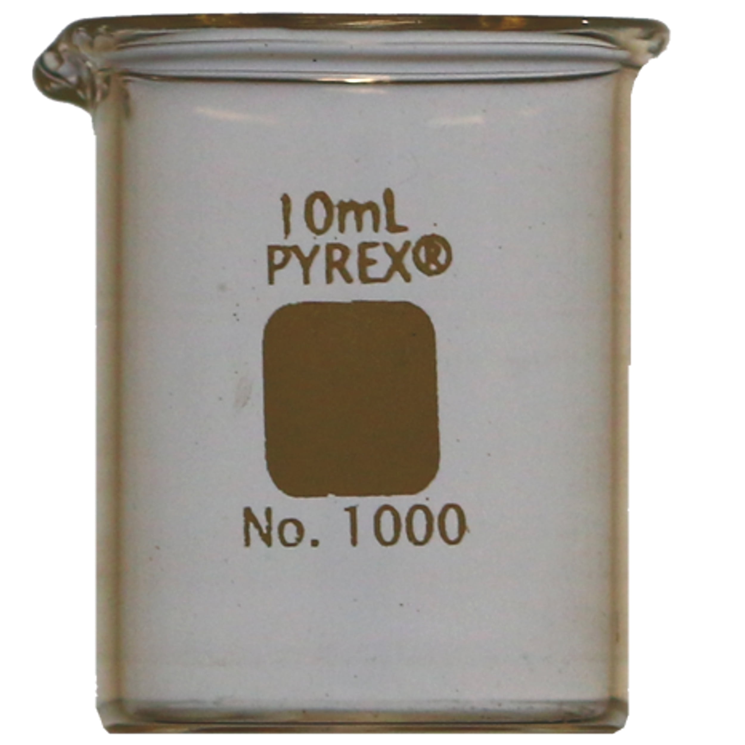 PYREX 1000-10, Griffin Low Form 10mL Beaker (Single) - Walmart.com