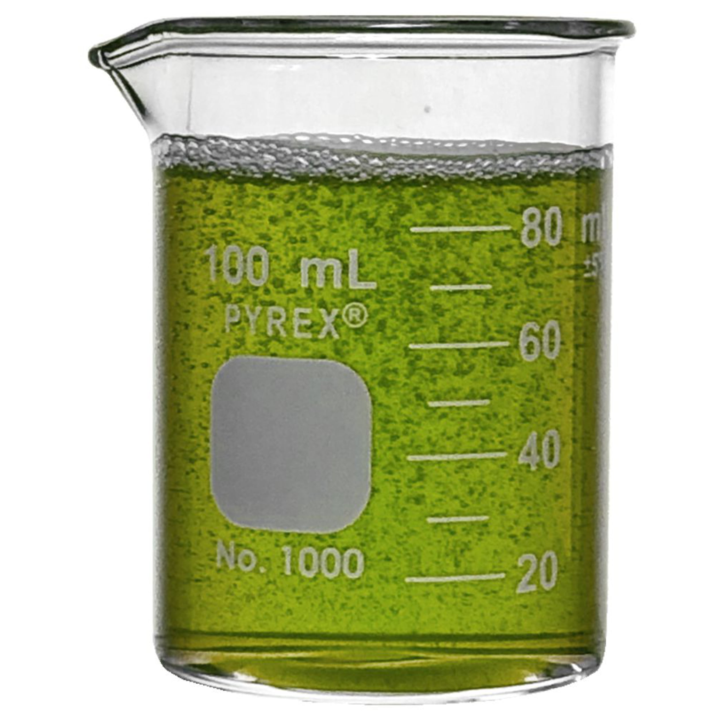 PYREX 1000-100, 100ml Beaker, Griffin Low Form (Single) - Walmart.com