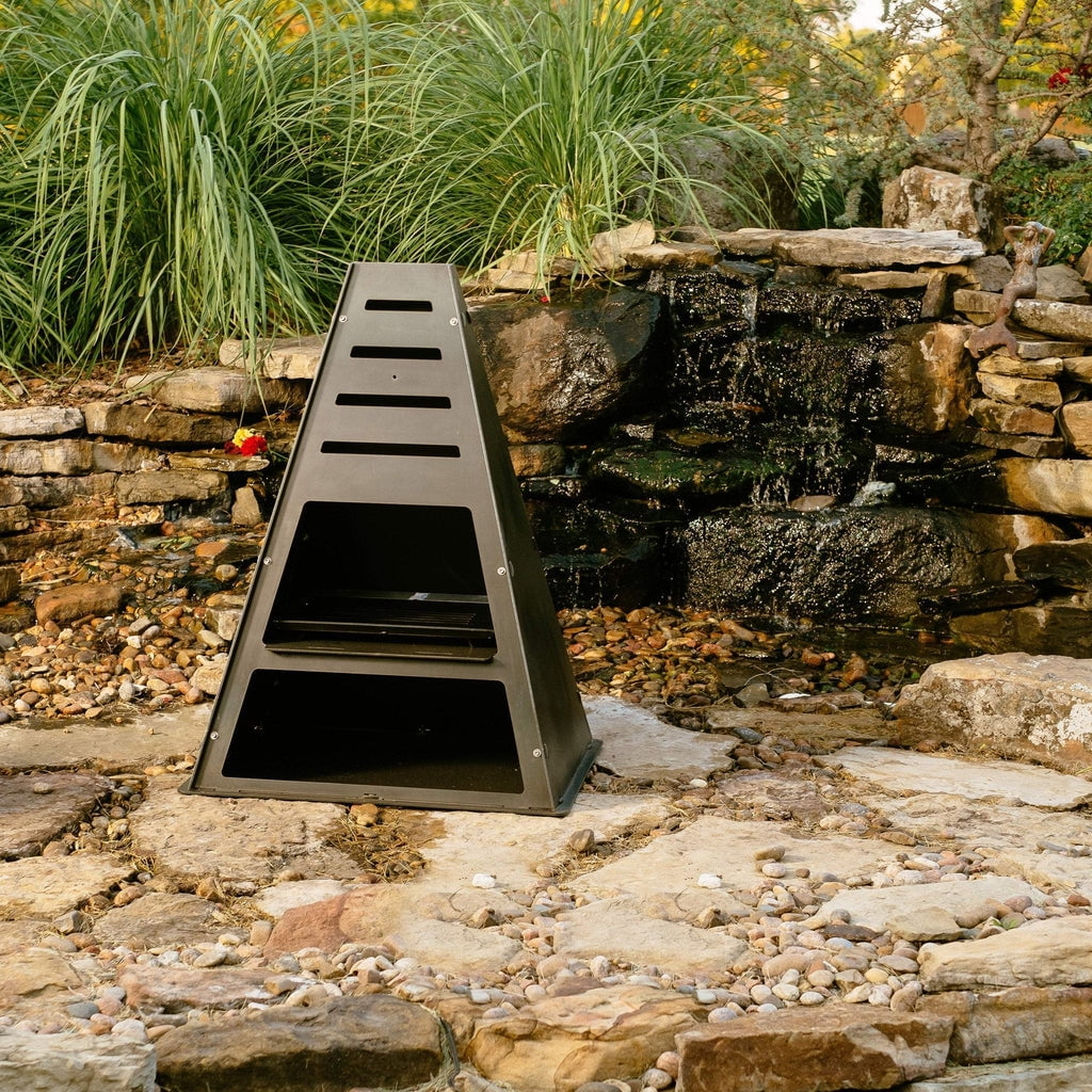 PYRO Tower Metal Chiminea - COVER INCLUDED - Walmart.com