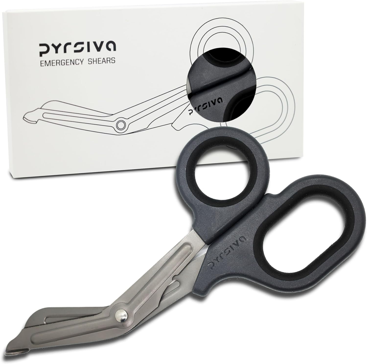 PYRSIVA Surgical Grade Trauma Shears - Medical Scissors for EMT, EMS ...