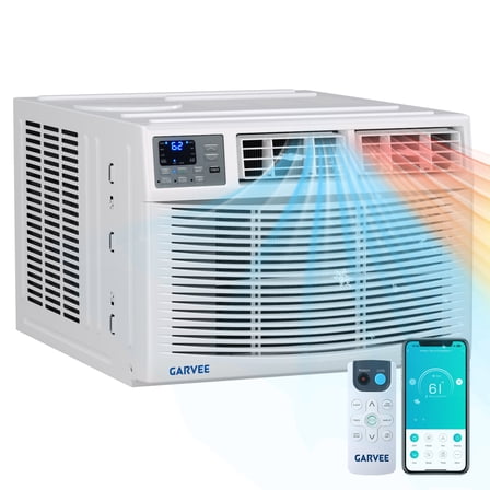 GARRISON 2477801 R-410A Through-The-Window Heat/Cool Air Conditioner ...