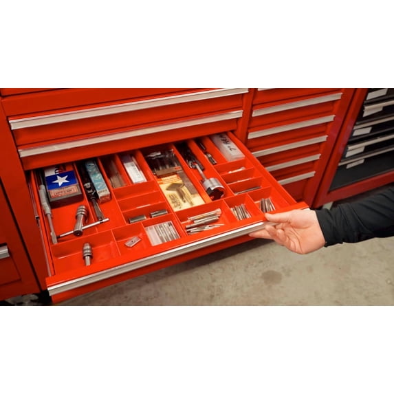 PYYAN-10 Compartment Drawer Organizer: Heavy Duty Stackable Tray for ...