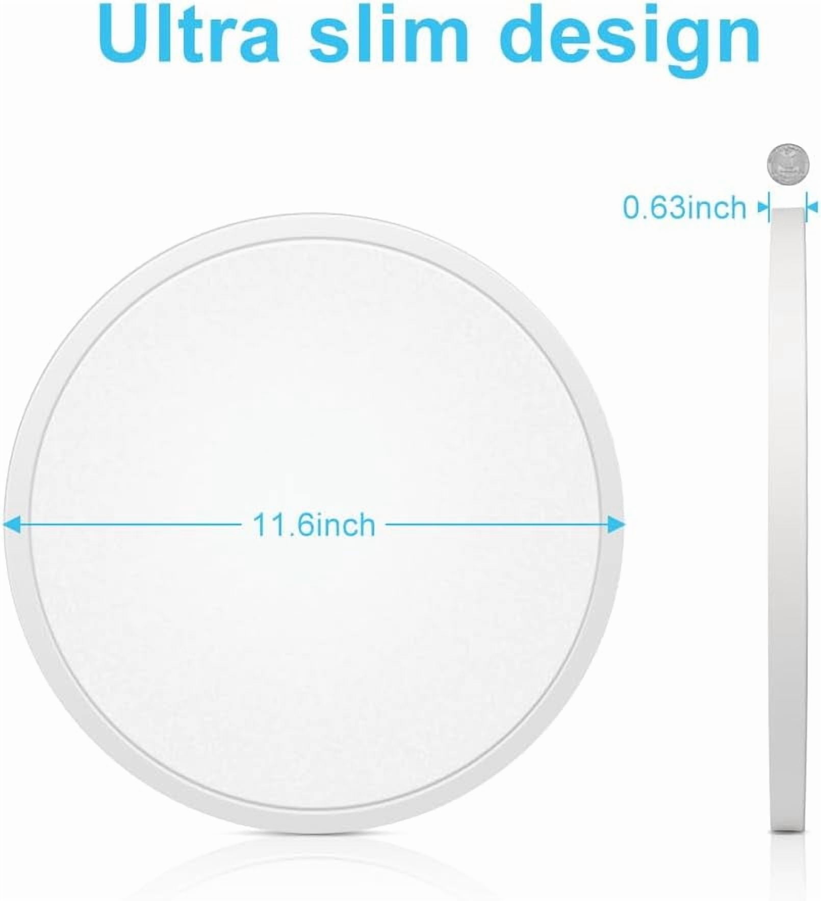 PYYAN-12 Inch LED Flush Mount Ceiling Light Fixture, 5000K Daylight ...