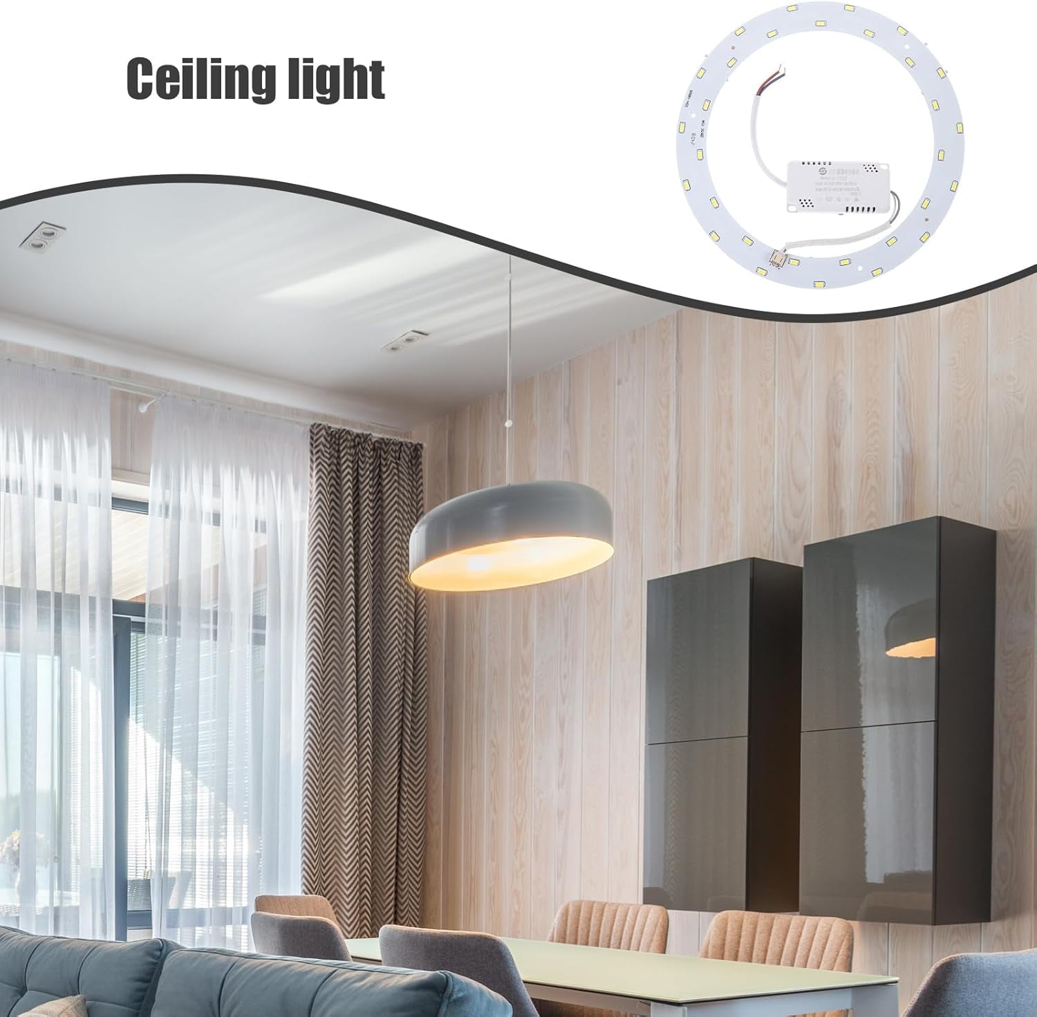 PYYAN-15W SMD 5730 30-Led Magnetic Circular Led Ceiling Light Panel ...