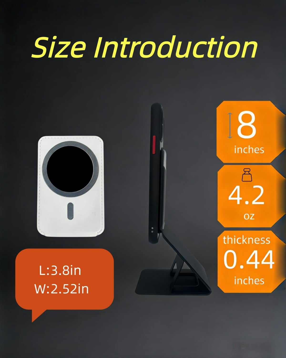 PYYAN-3-in-1 Magnetic Phone Tripod Stand& Selfie Stick for iPhone17 pro ...
