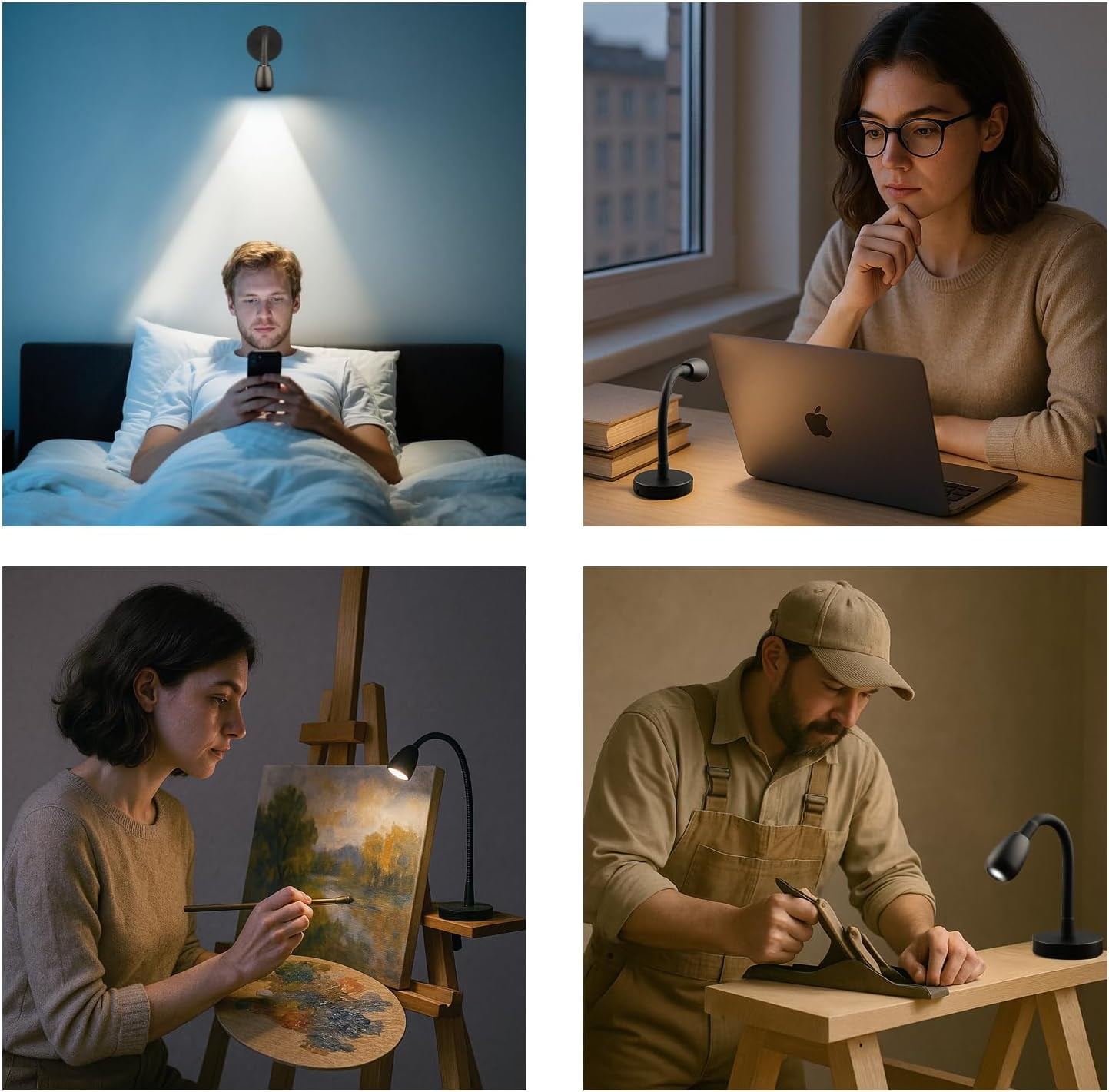 PYYAN-302 Night Light USB DC5V 2700K-6500K Full-Color Temperature ...