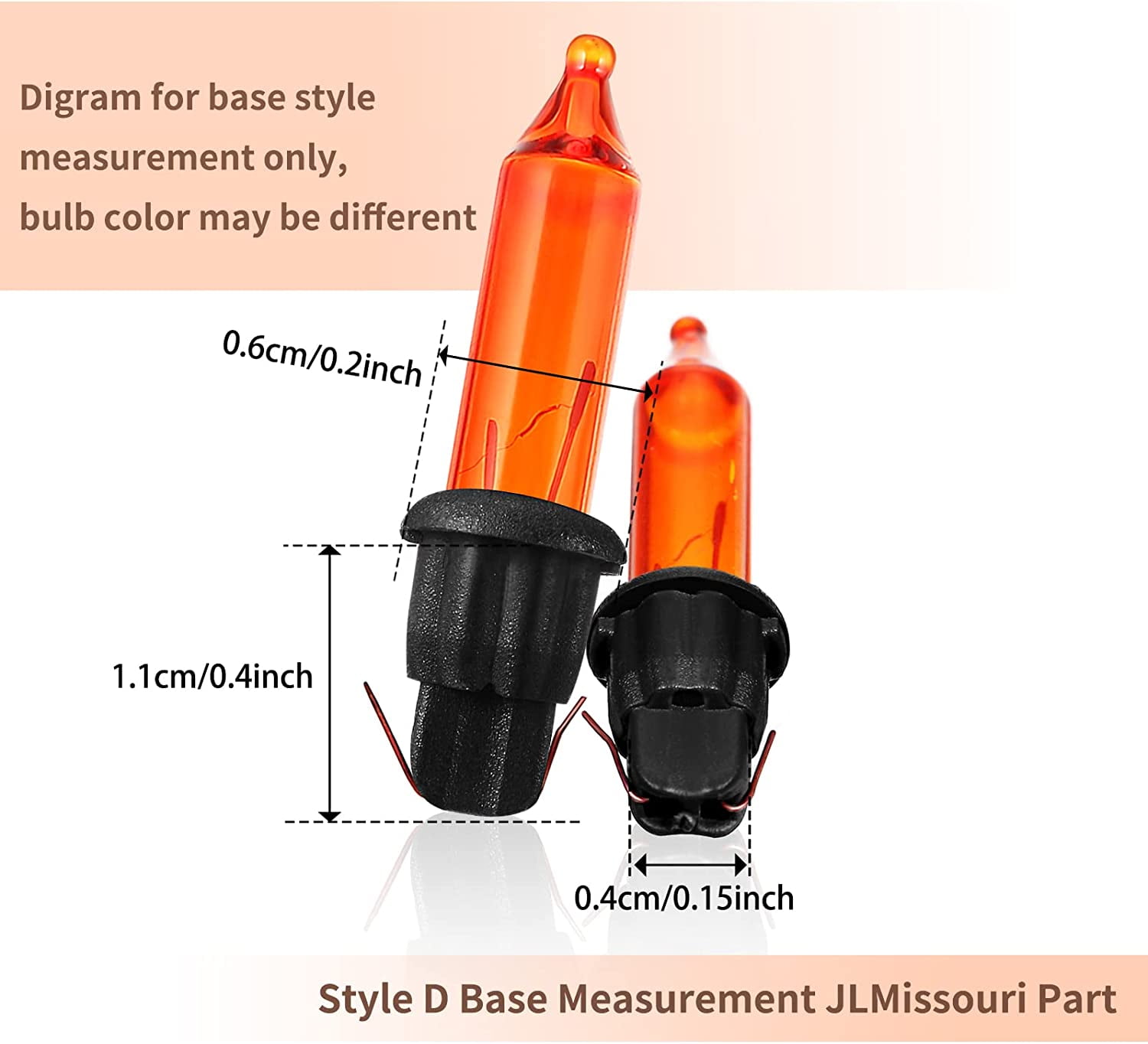 PYYAN-500 Pieces 2.5V Replacement Christmas Party Light Bulbs 50/100 ...