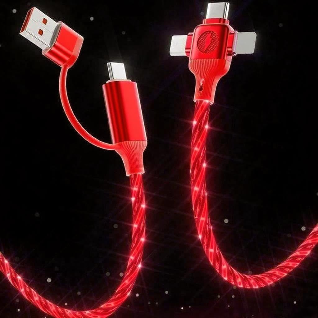 PYYAN-6 Combinations Multi Ports USB Charger Cable USB A/USBC to Micro ...