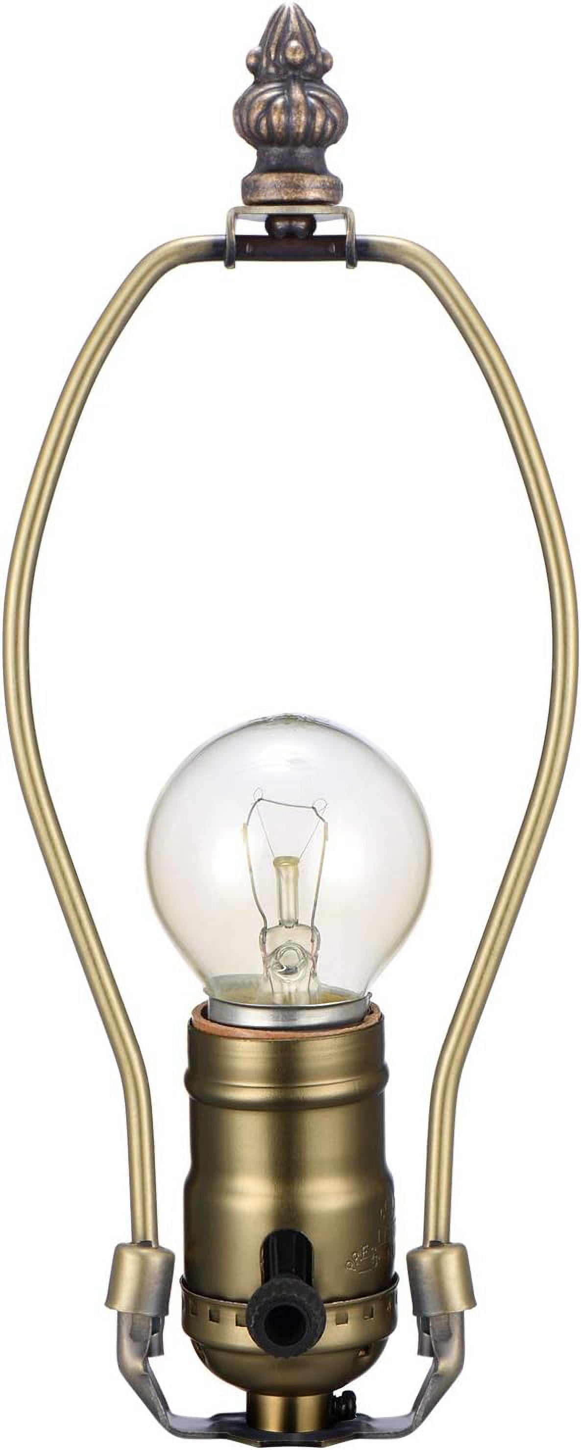 PYYAN-Antique Brass Make a Amp Kit Complete Lamp Kit with 8 Inch Harp ...
