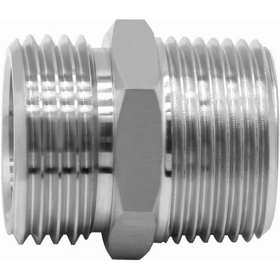 PYYAN-Beduan Garden Hose Adapter, 3/4" GHT Male x 1" NPT Male Stainless ...