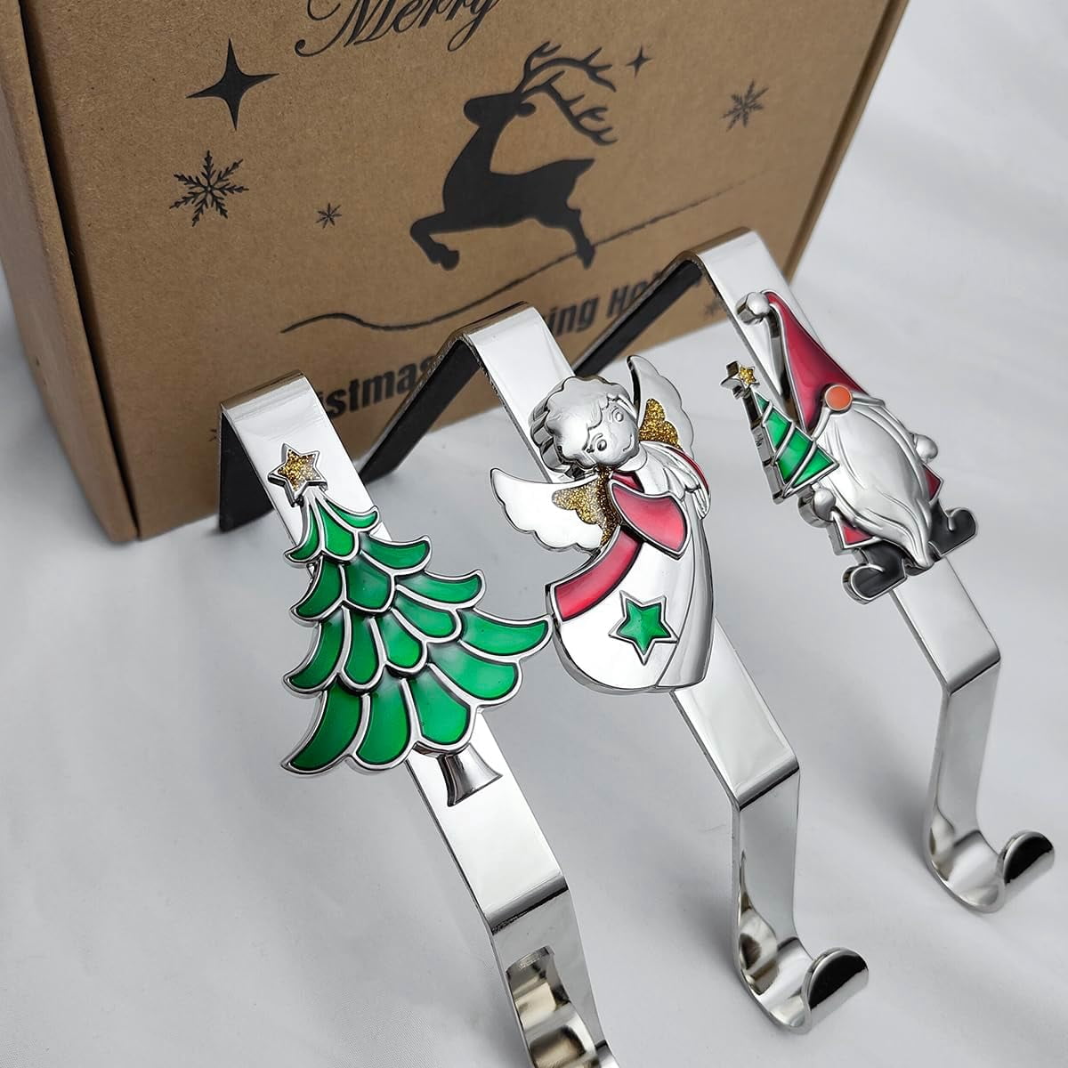 PYYAN-Christmas Stocking Holders Set of 5, Christmas Stocking Holders ...