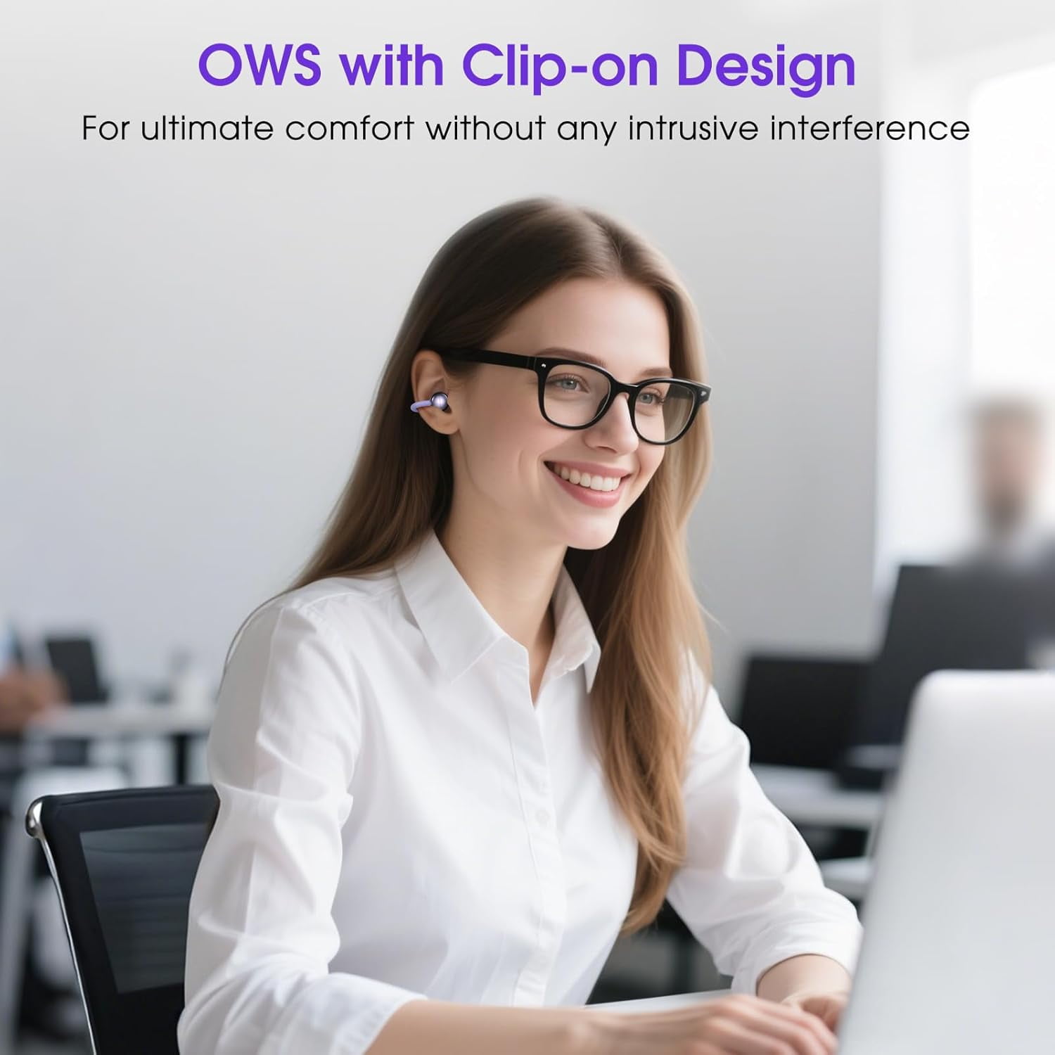 PYYAN-Clip-On Earbuds, Lightweight Comfort with Anti-Drop Design Open ...