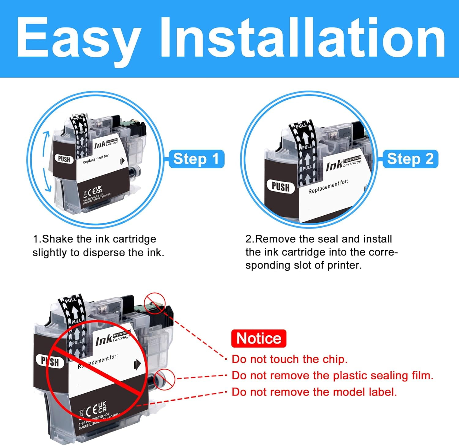 PYYAN-Compatible LC401XL LC401 XL 401XL High Yield Ink Cartridge ...