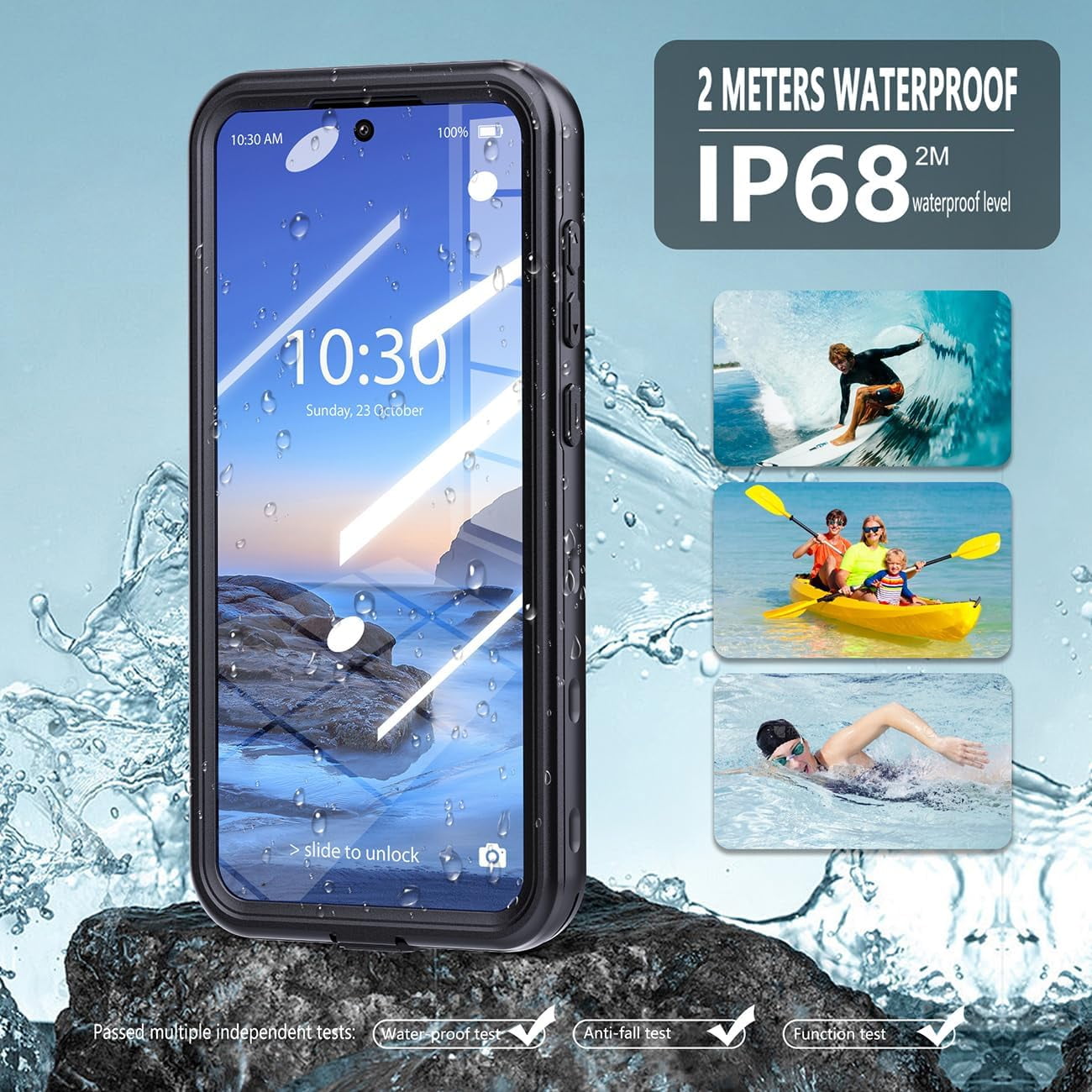 PYYAN-Compatible with Samsung Galaxy A36 5G Case 6.7'' 2025 Waterproof ...