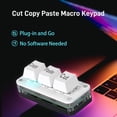 PYYAN-Copy Keyboard, Cut Copy Paste Keypad, One Handed Macro Keypad ...