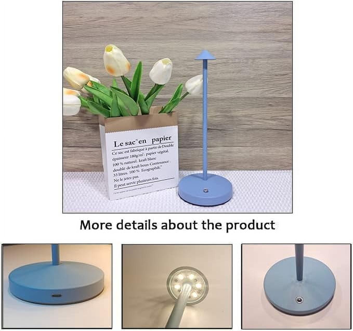 PYYAN-Cordless Table Lamps,Rechargeable Led Touch Bar Lamp,Portable ...