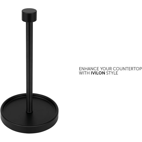 PYYAN-Countertop Paper Towel Holder - Modern End Cap Minimalist Design ...