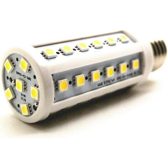 PYYAN-E26 Medium Screw Base Fitting LED Light Bulb DC 12V 20V Solar ...