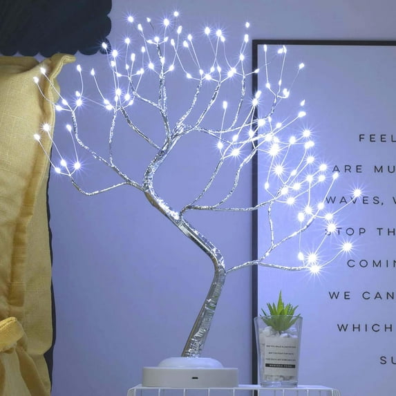 PYYAN-FuChsun Bonsai Tree Light 108 LED Artificial Tree Lamp, Battery ...