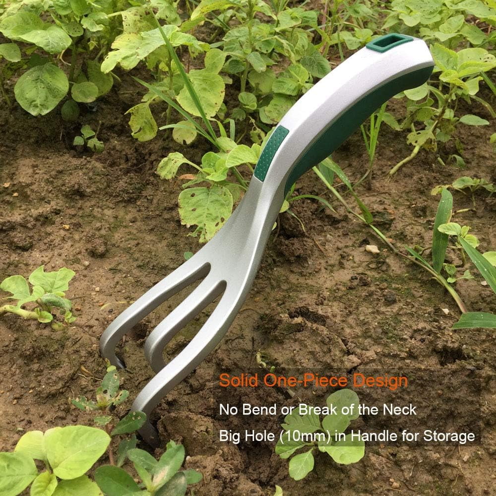 PYYAN-Garden Hand Cultivator with Broad Claw, Hand Rake for Weeding and ...